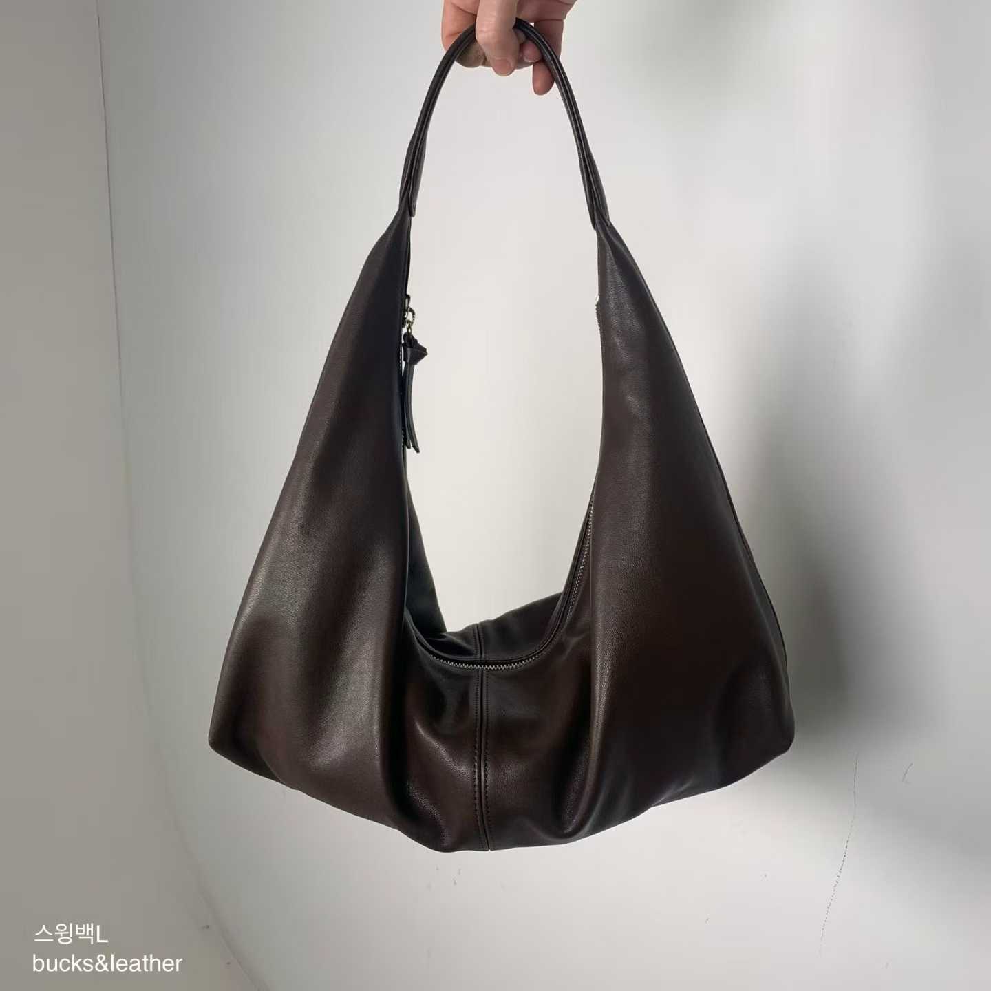 Swing Bag L Dark Brown – SallangSallang Official Store